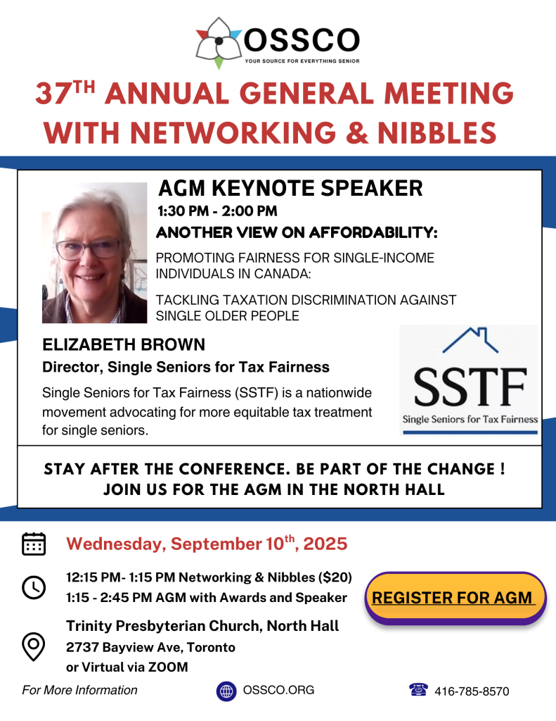 OSSCO 13th Annual Seniors Conference: RESILIENCE - Ontario Society of ...